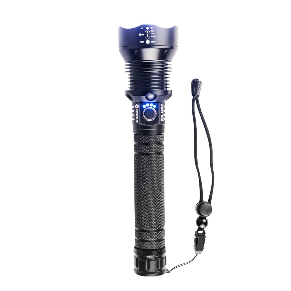 Lanterna Tática Solaris Original Invictus 2000 Lúmens 1 Km Alcance ...