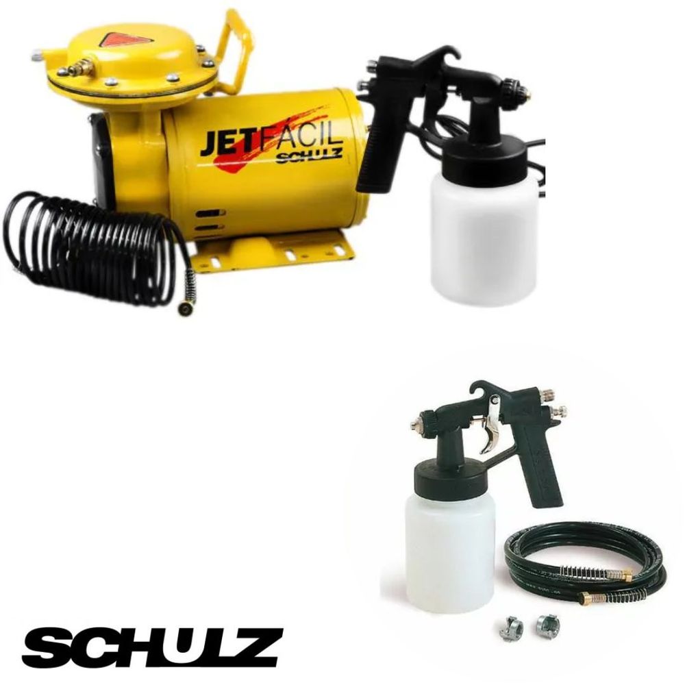 Compressor De Ar Direto Portátil Jet Fácil Ms2,3 1/3CV Bivolt 110/220v ...